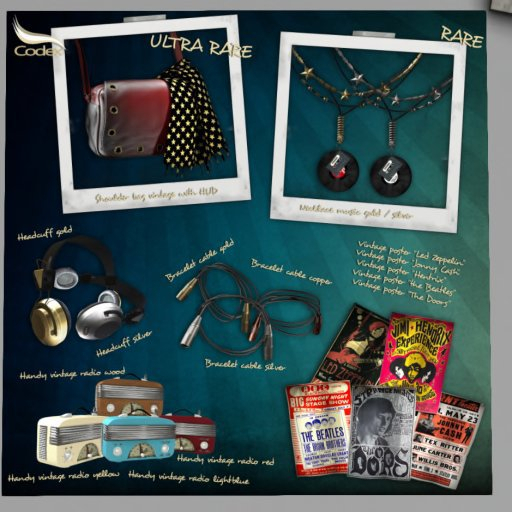 Second Life Marketplace - CODEX_Bracelet cable gold
